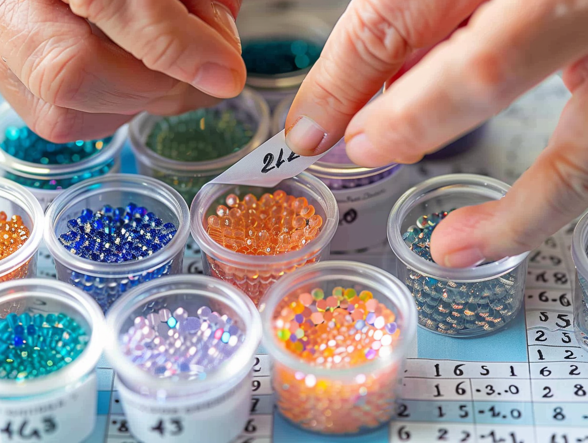 How to Label Diamond Painting Containers – Heartful Diamonds