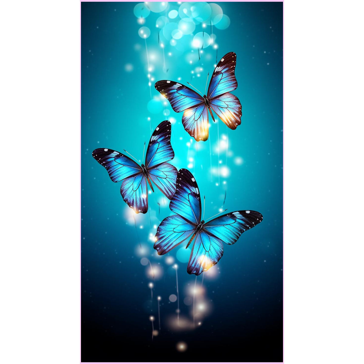 Luminous Flutter Diamond Painting Kit – Heartful Diamonds