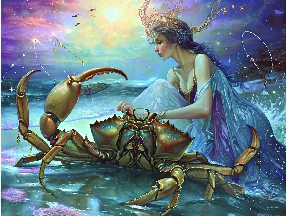 Zodiac - Cancer Diamond Painting Kit – Heartful Diamonds